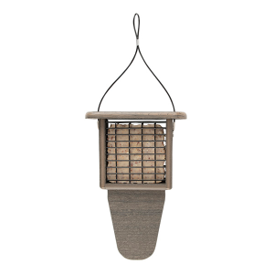 Modern Rustic Tail Prop Suet Feeder